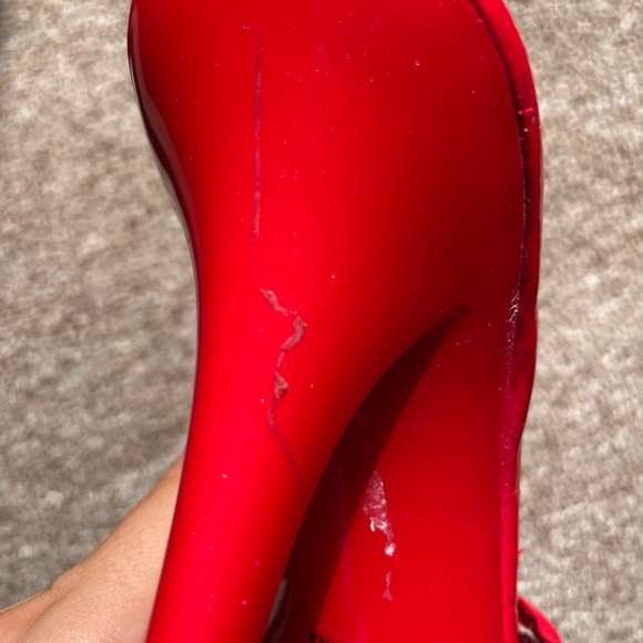 De Blossom Collection | Shoes | Vintage Red Heels With Diamond ...